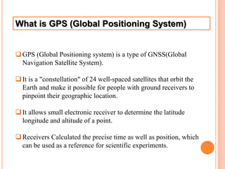 GPS(Global Positioning system | PPTX
