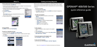 GARMIN - GPSMAP 420 | PPT