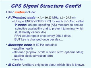 GPS_measure_continue1.ppt satellite data gps measuememnt | PPT