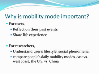 Automated mobility mode detection based on GPS tracking data | PDF
