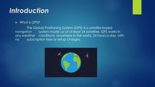 GPS NAVIGATION Using Arduino Presentation | PPTX