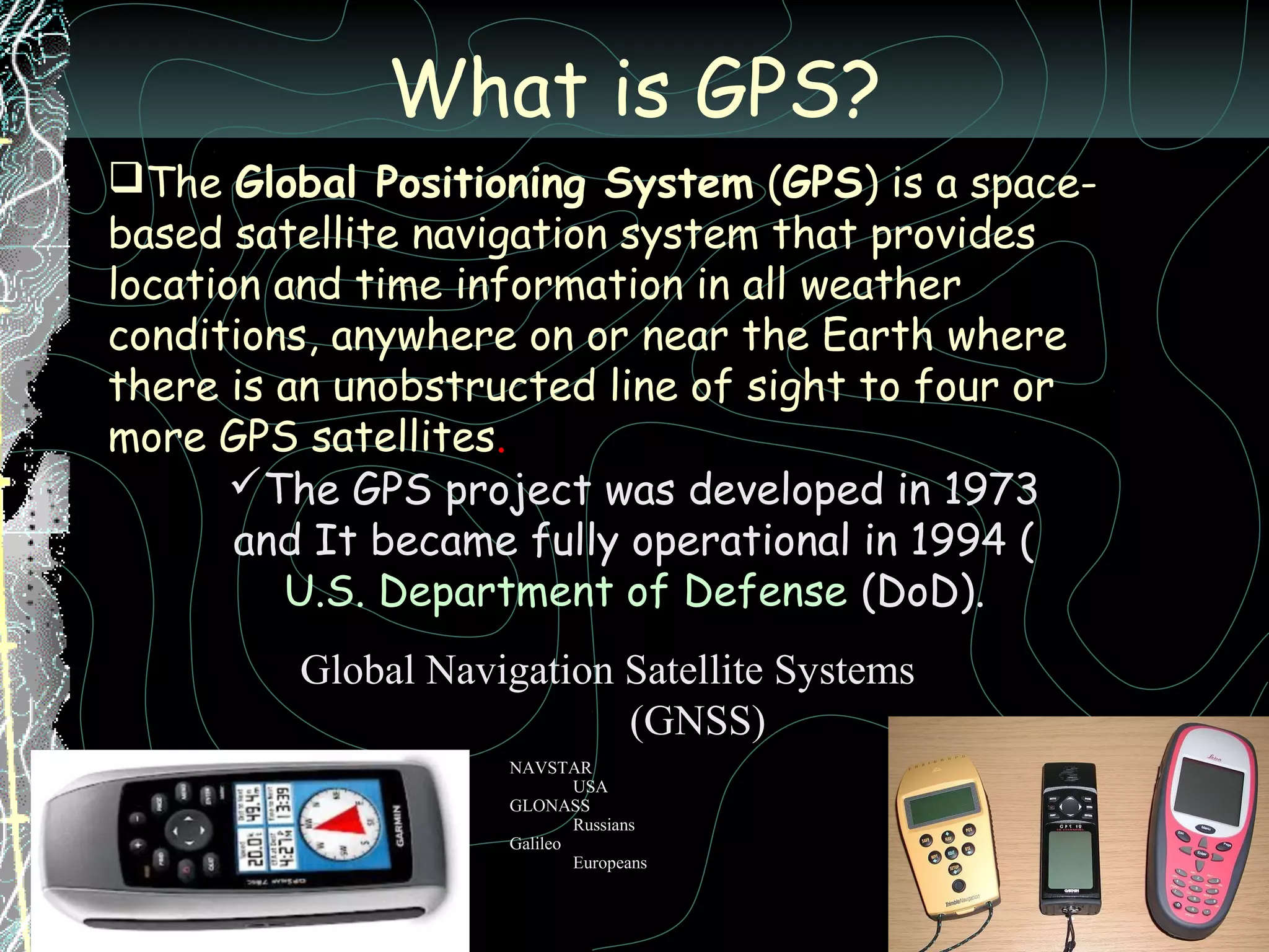 GPS OVERVIEW | PPT