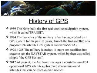 Presentation on GPS by Harvendra Singh | PPT