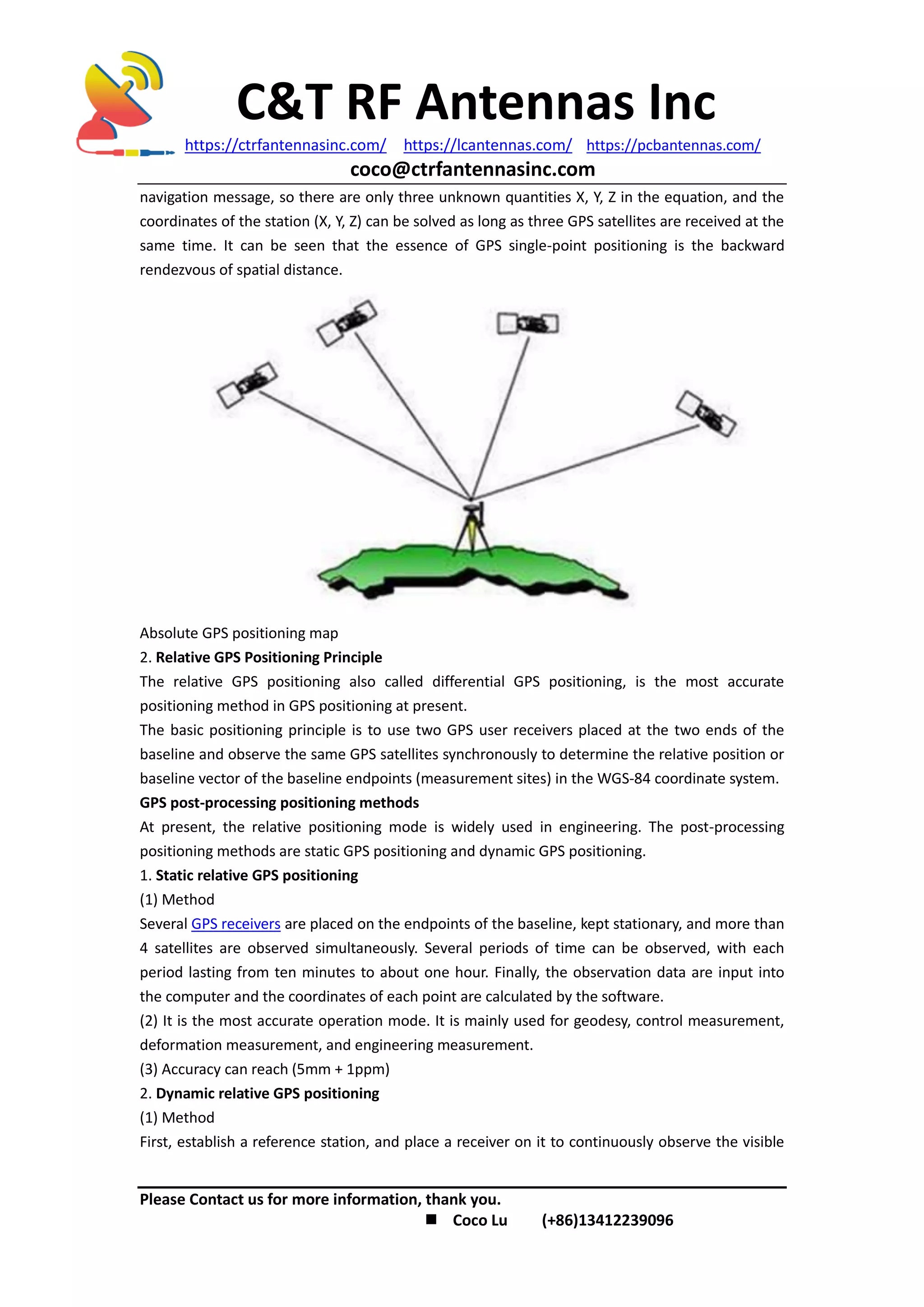 GPS Positioning Principles and Applications | PDF