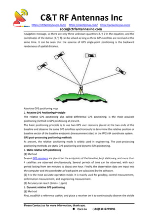 GPS Positioning Principles and Applications | PDF