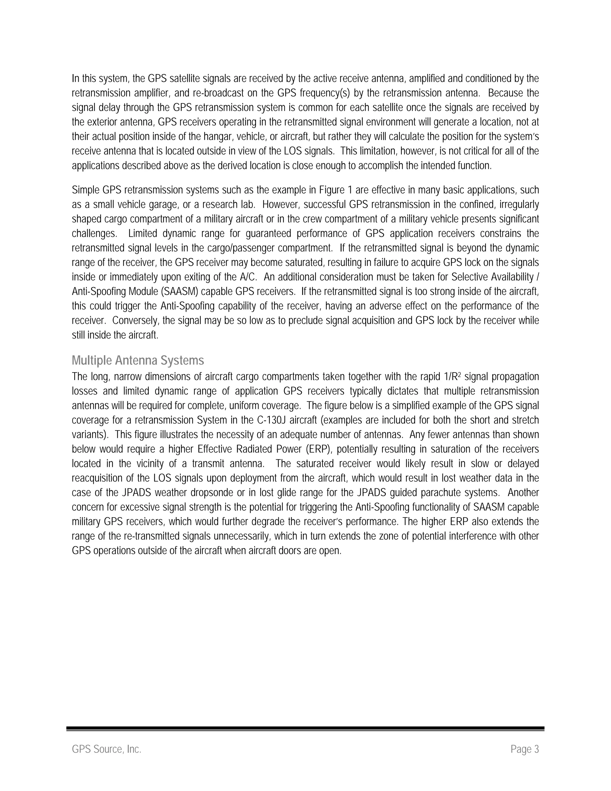 GPS Retransmission Introduction | PDF