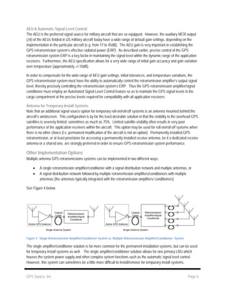 GPS Retransmission Introduction | PDF