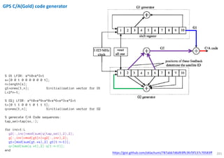 GPS satellite signal acquisition and GPS CA(Gold) code generator | PDF