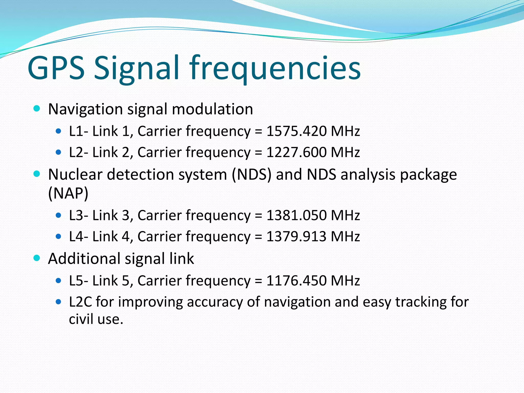 Gps signal structure | PPTX