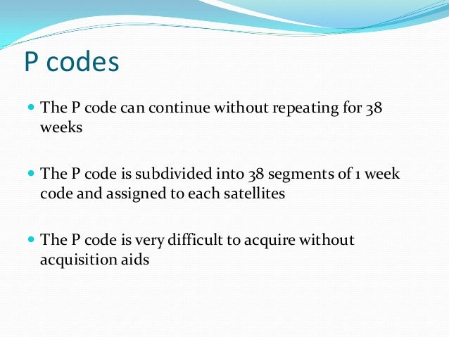 Gps signal structure