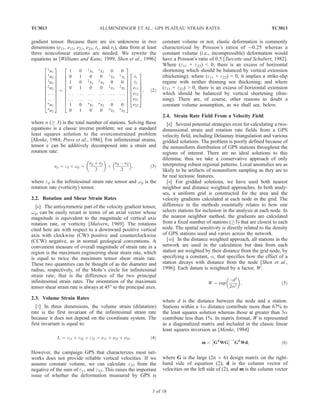 GPS Strain Rates | PDF