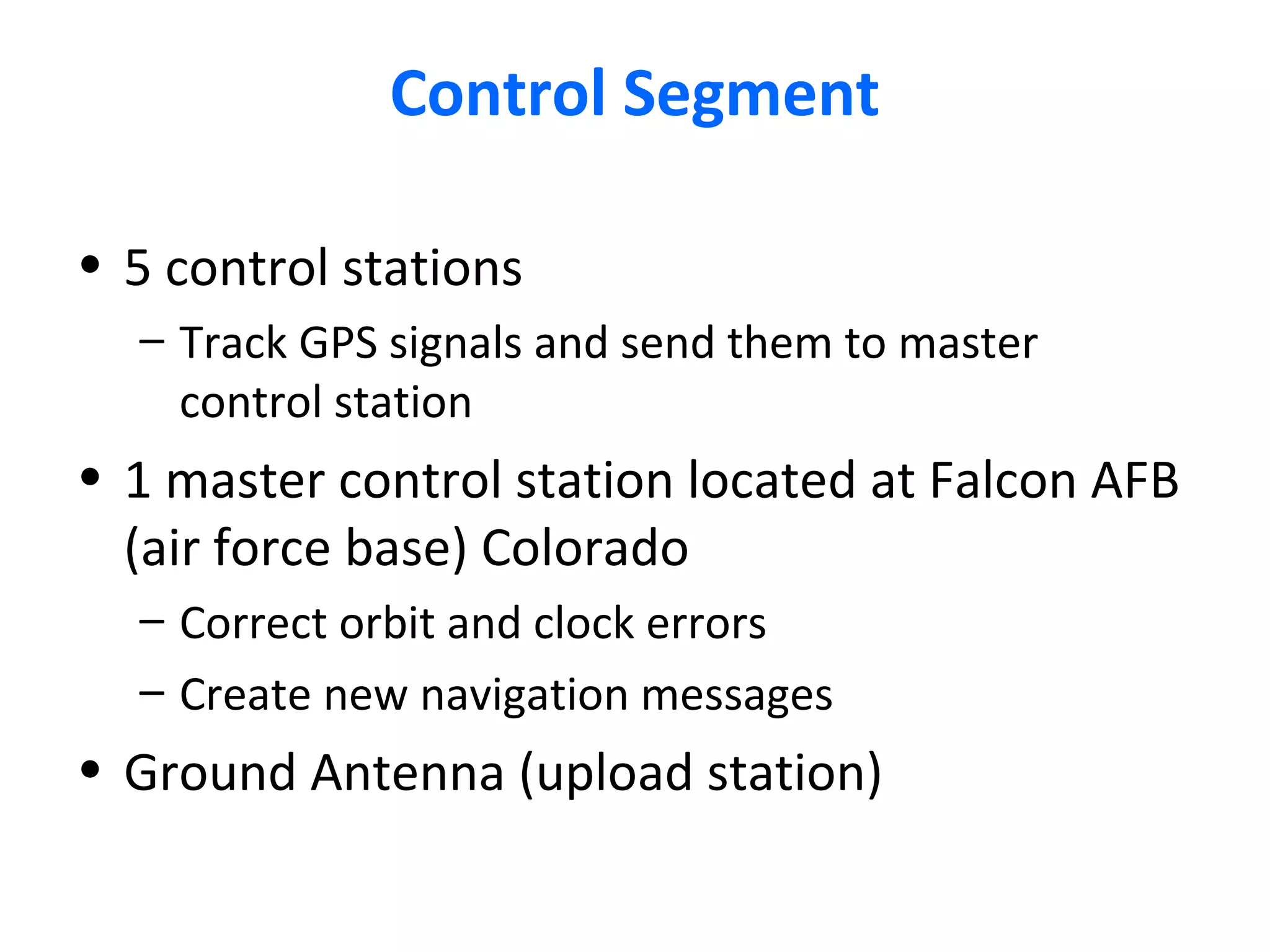 Global Positioning System | PPT