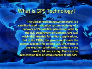 Gps technology | PPT
