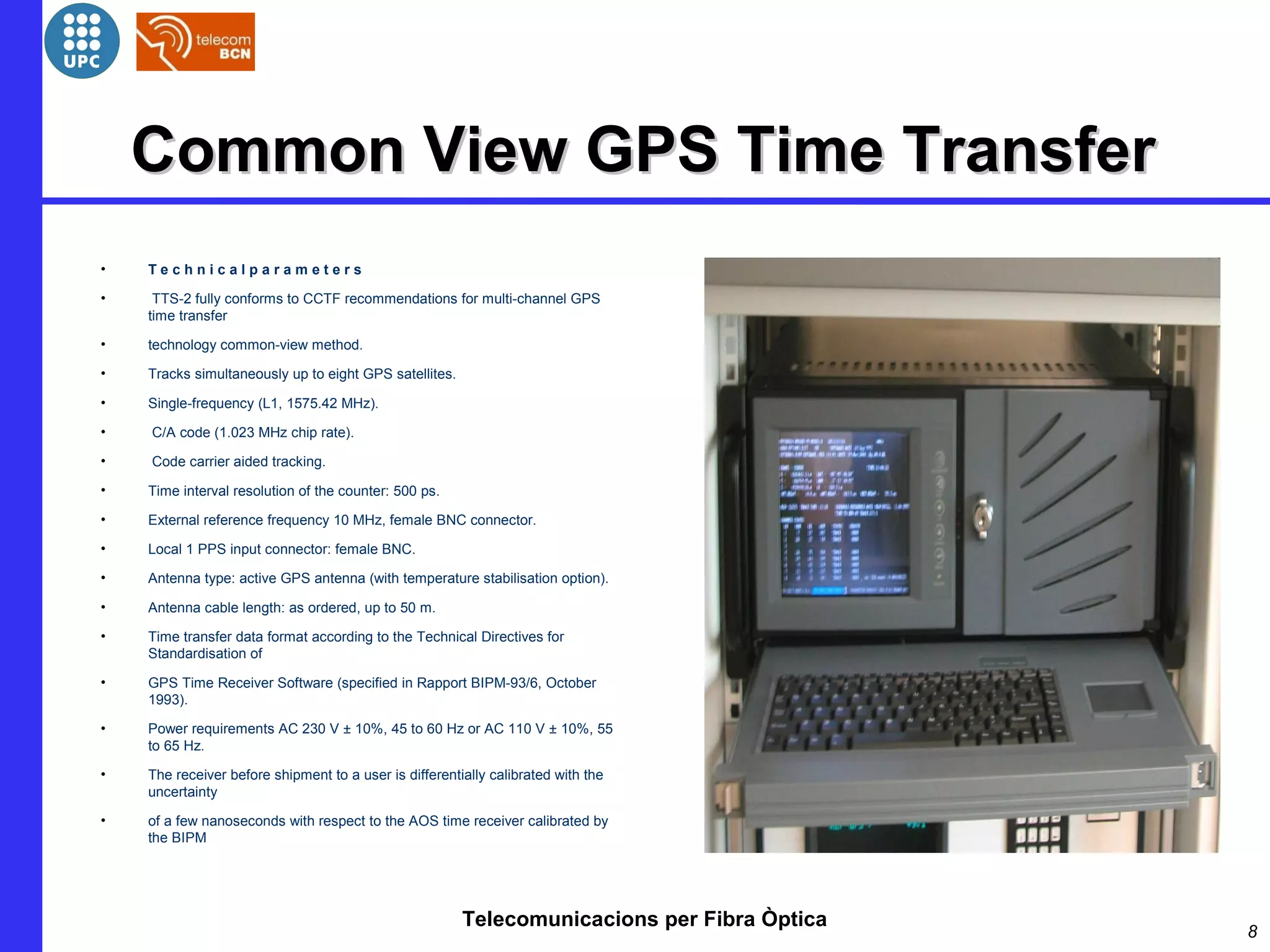 GPS time transfer | PPT