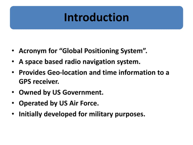 GPS Tracker | PPTX | Auto Navigation Systems | Auto Technology