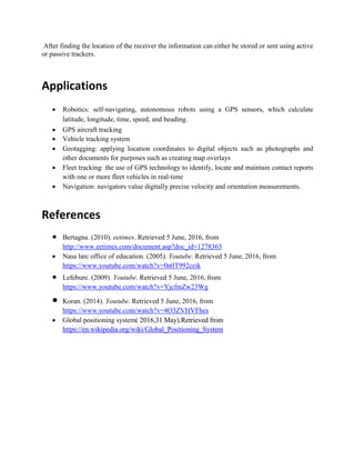 Gps tracking | PDF