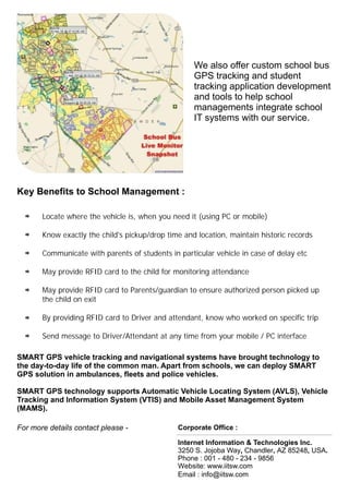 Gps tracking of_schools | PDF | Auto Navigation Systems | Auto Technology