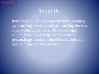 Gps tracking services | PPT