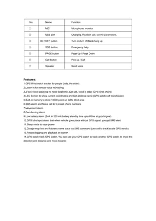 Gps watch tracker specifications | PDF | Free Download