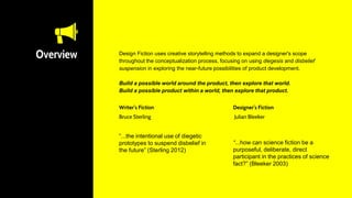 Design Fiction presentation | PPTX