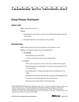 Structured Learning Activities | PDF
