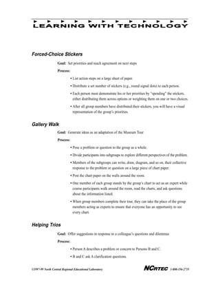 Structured Learning Activities | PDF
