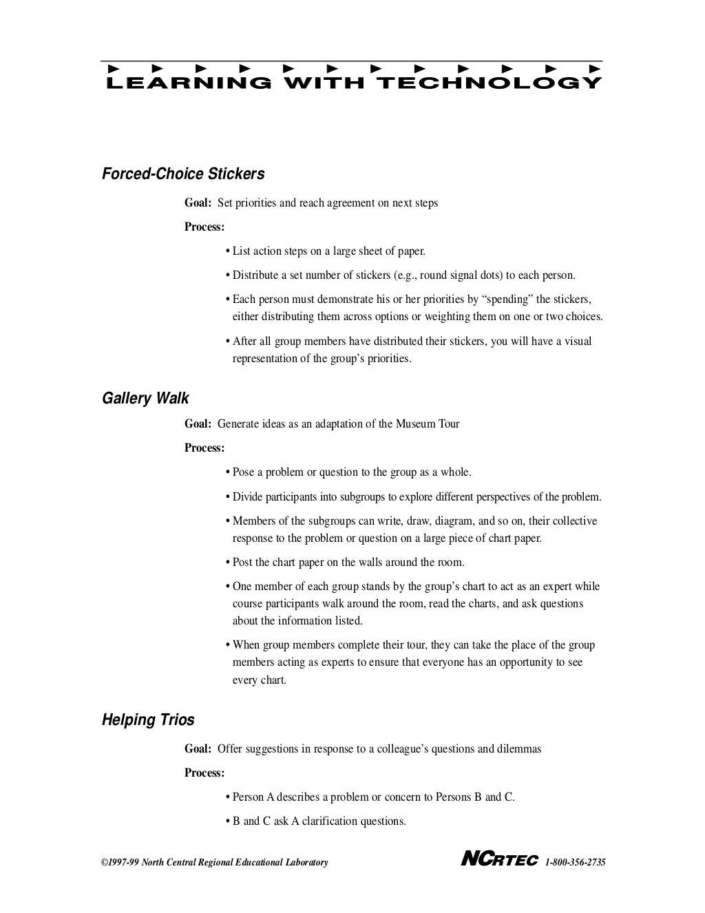 Structured Learning Activities structured-learning-activities