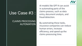 GPT-4 Use Cases in Insurance Sector.pdf