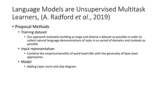 Gpt1 and 2 model review | PPTX