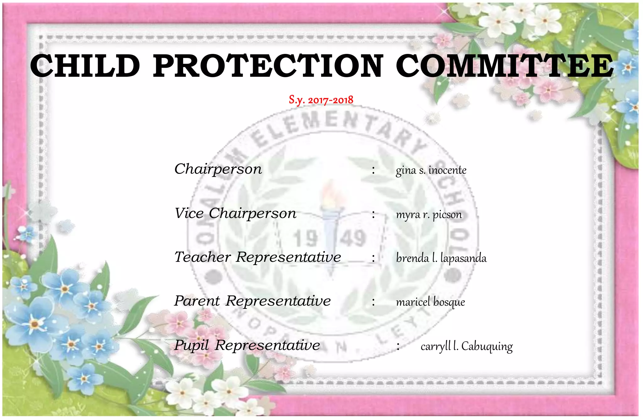 Gpta officials 2017 | PPT