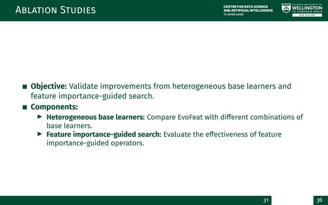 EvoFeat: Genetic Programming-based Feature Engineering Approach to Tabular Data Classification | PPT