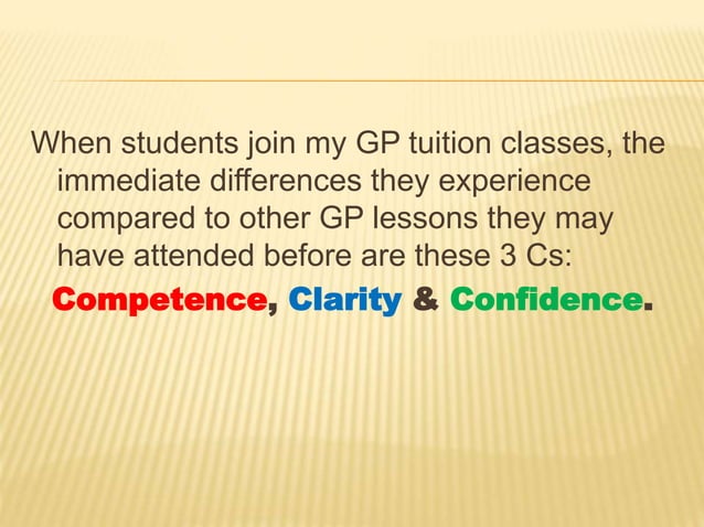 Gp Tuition | PPT