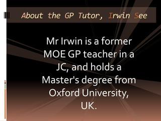 GP Tutor | PPTX