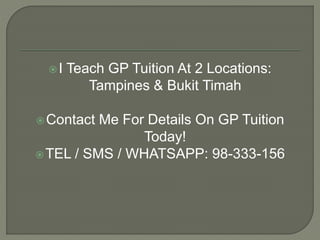GP Tutor | PPT