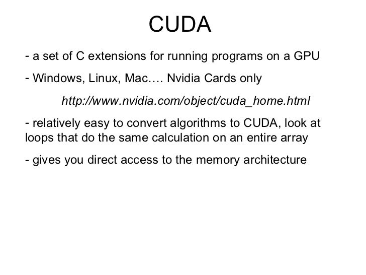 GPU Programming