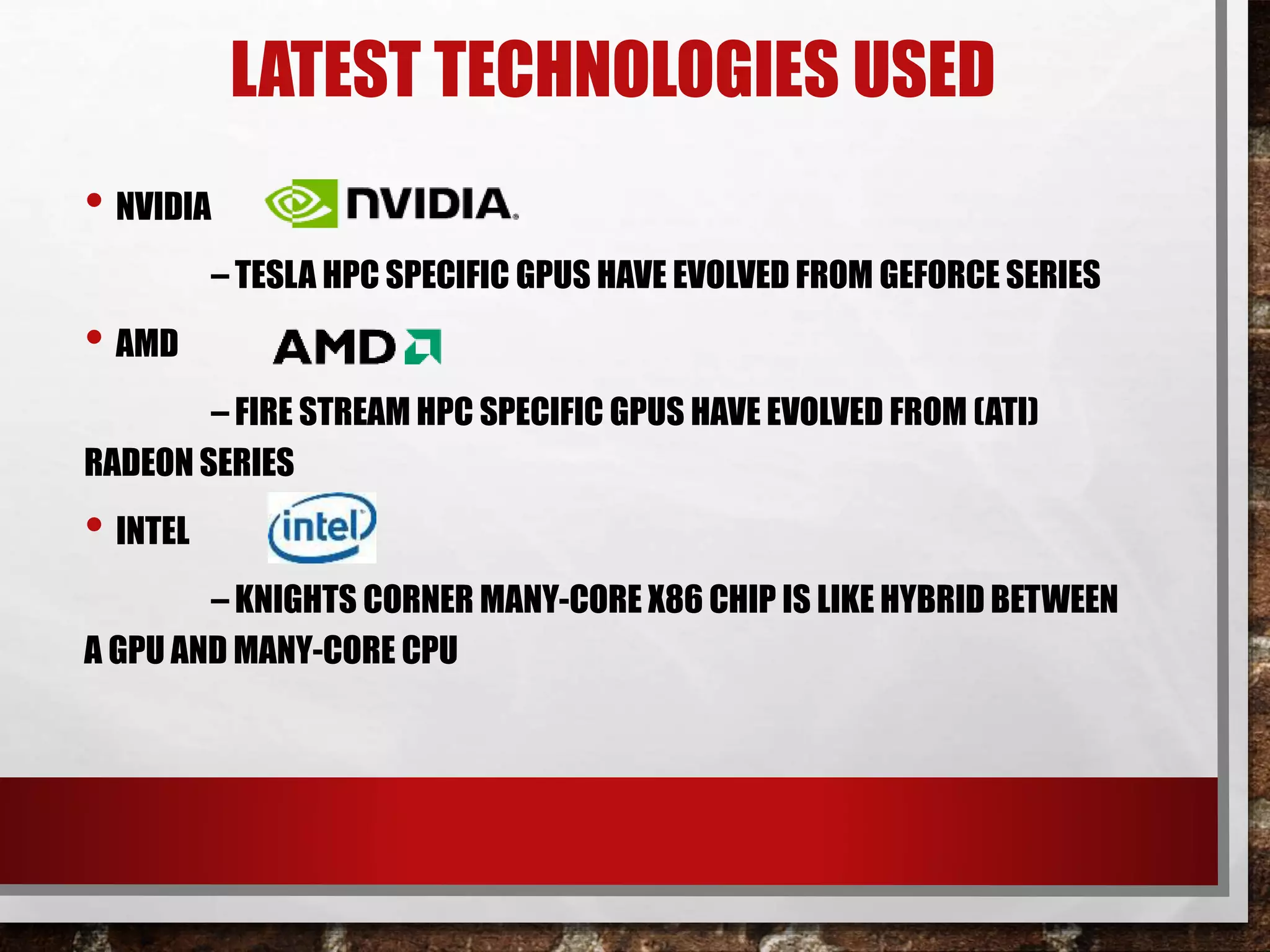 Graphic Processing Unit (GPU) | PPTX