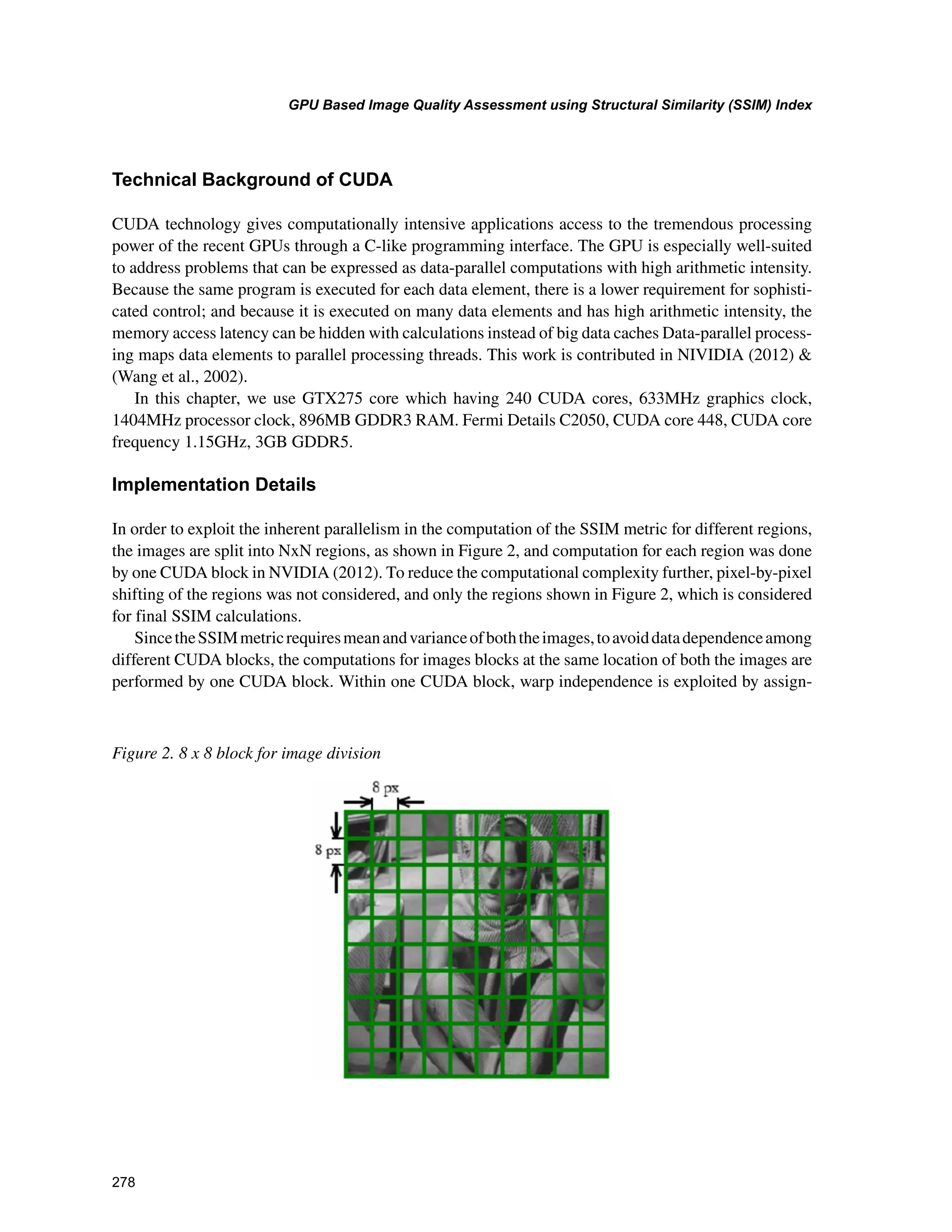 Gpu based-image-quality-assessment-using-structural-similarity-(ssim)-index | PDF