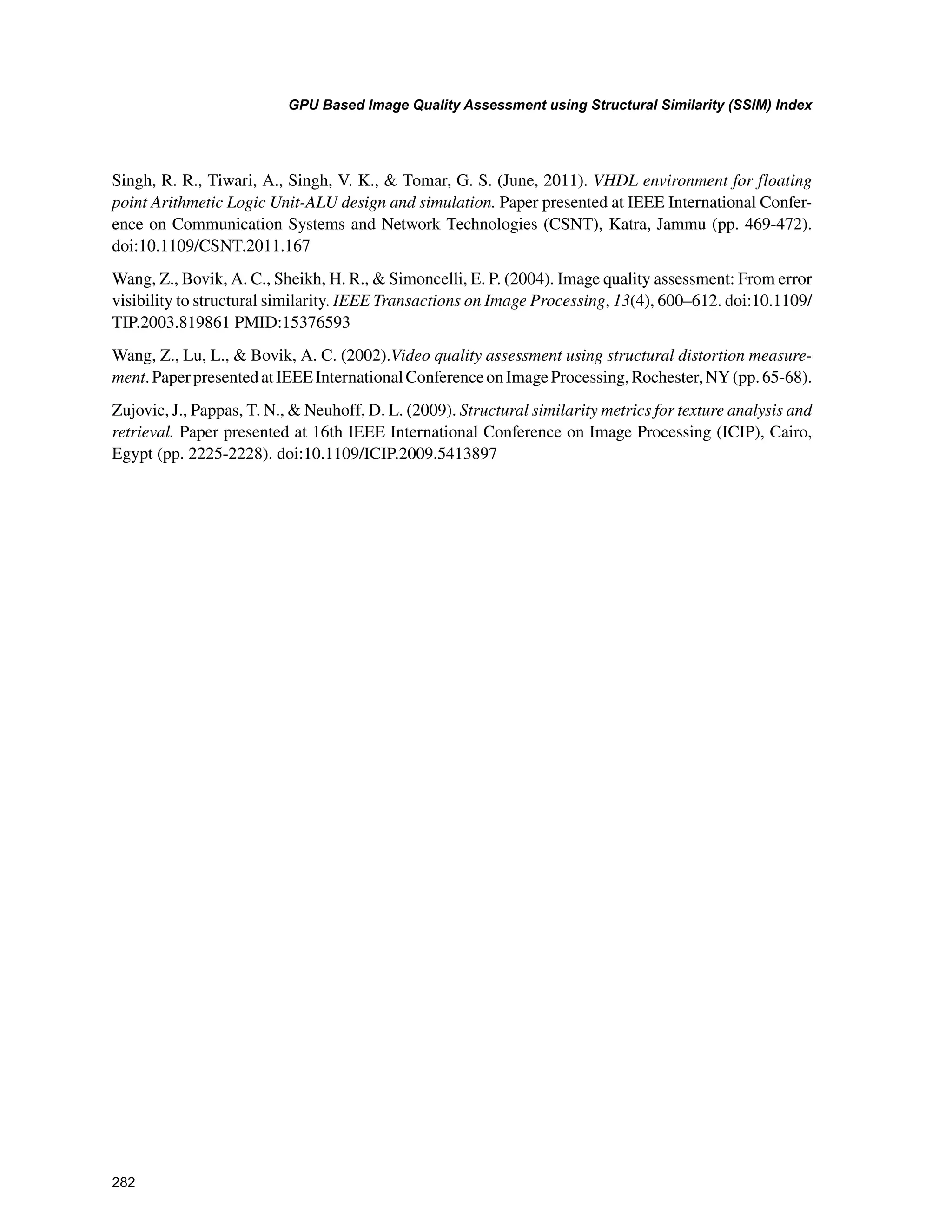 Gpu based-image-quality-assessment-using-structural-similarity-(ssim ...