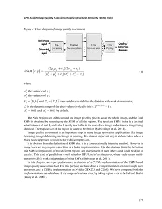 Gpu based-image-quality-assessment-using-structural-similarity-(ssim)-index | PDF | Graphics ...