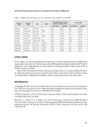 Gpu based-image-quality-assessment-using-structural-similarity-(ssim)-index | PDF | Graphics ...
