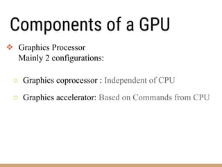 GPU - Basic Working | PDF
