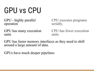 GPU - Basic Working | PDF