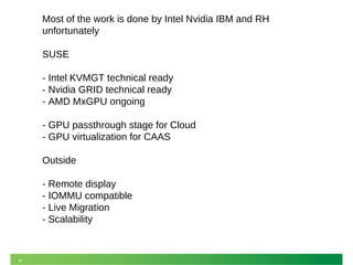 GPU Virtualization in SUSE | PDF