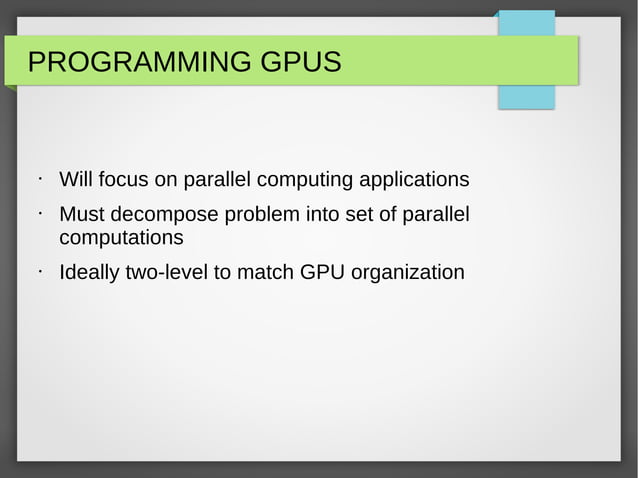GPU - An Introduction | PDF