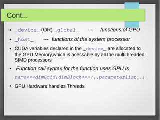 GPU - An Introduction | PDF