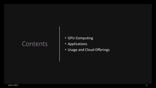 GPU Computation and the Next Gen Cloud | PPT