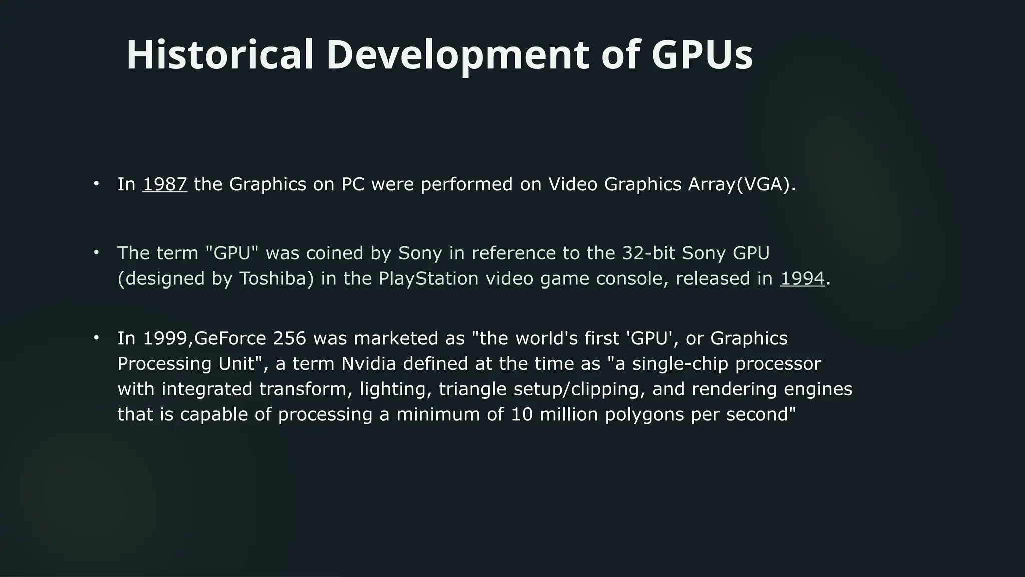 Graphics Processing unit ppt | PPTX