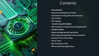 Graphics Processing unit ppt | PPTX