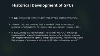 Graphics Processing unit ppt | PPTX