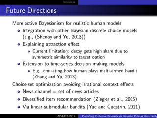 Predicting Preference Reversals via Gaussian Process Uncertainty Aversion | PPT